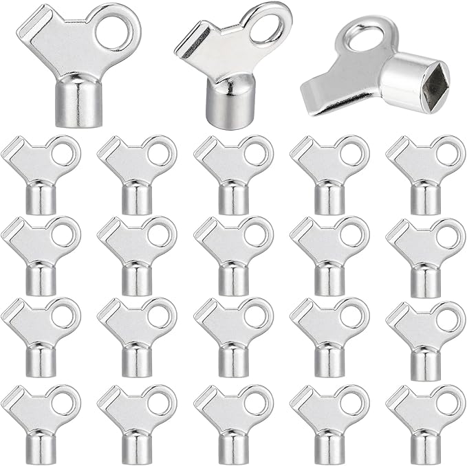 Amazon.com: Gisafai 20 Pcs Radiator Bleeding Air Valve Key Metal Copper ...