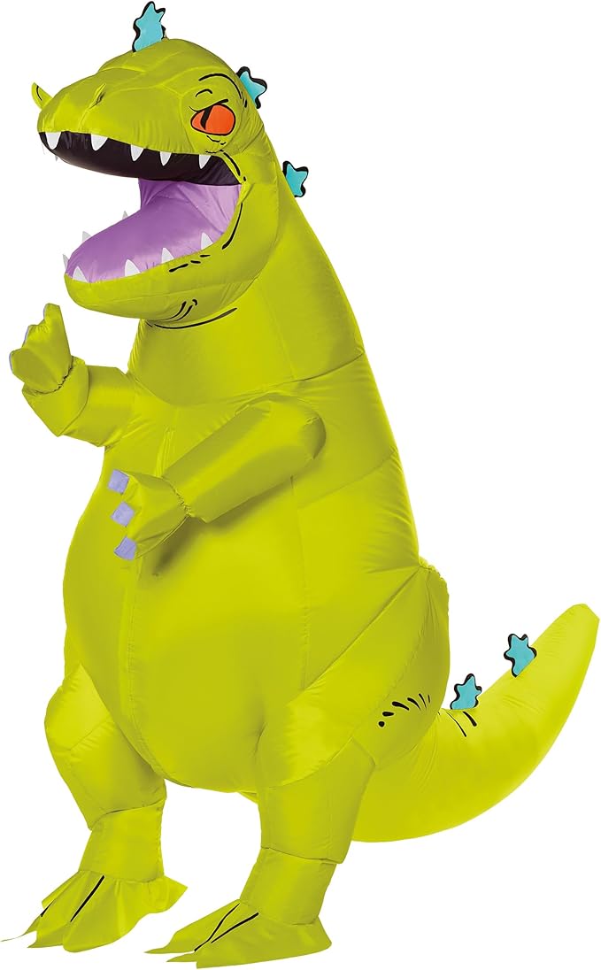 Amazon.com: Spirit Halloween Rugrats Reptar Adult Inflatable Costume ...