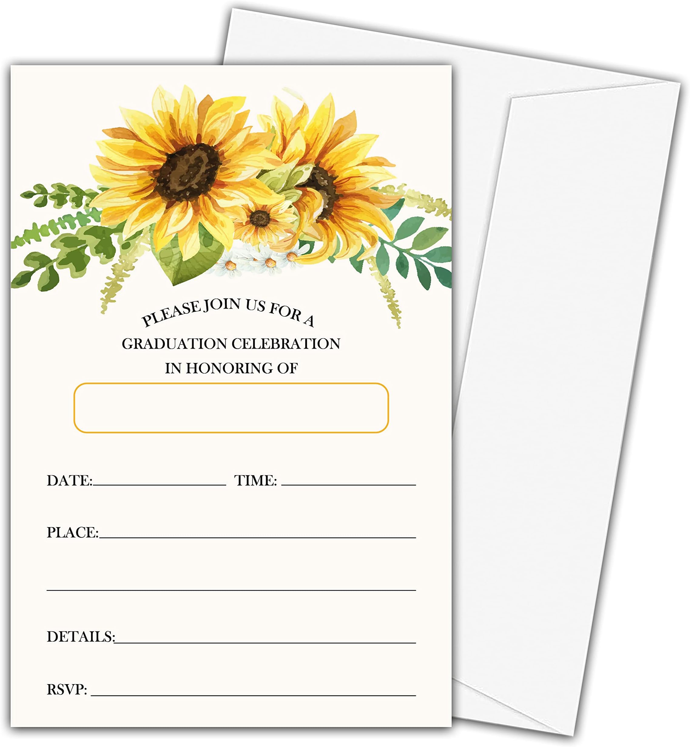 Amazon.com : 25 Graduation Invitations with Envelopes, For College ...