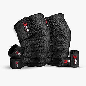 Amazon.com: DMoose Joint Support Bundle - Elbow Wraps, Knee Wraps, and Wrist Wraps : Health ...