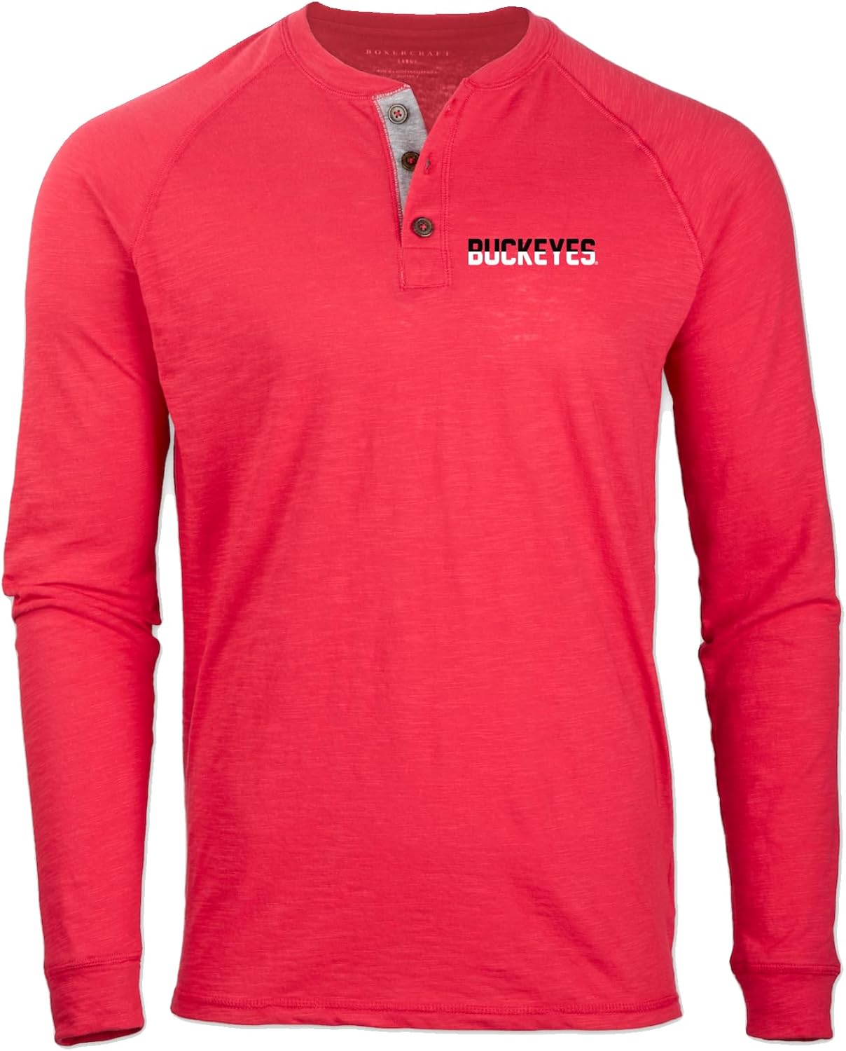 Amazon.com : boxercraft Men's NCAA Team Logo Henley Ls Tee : Sports ...