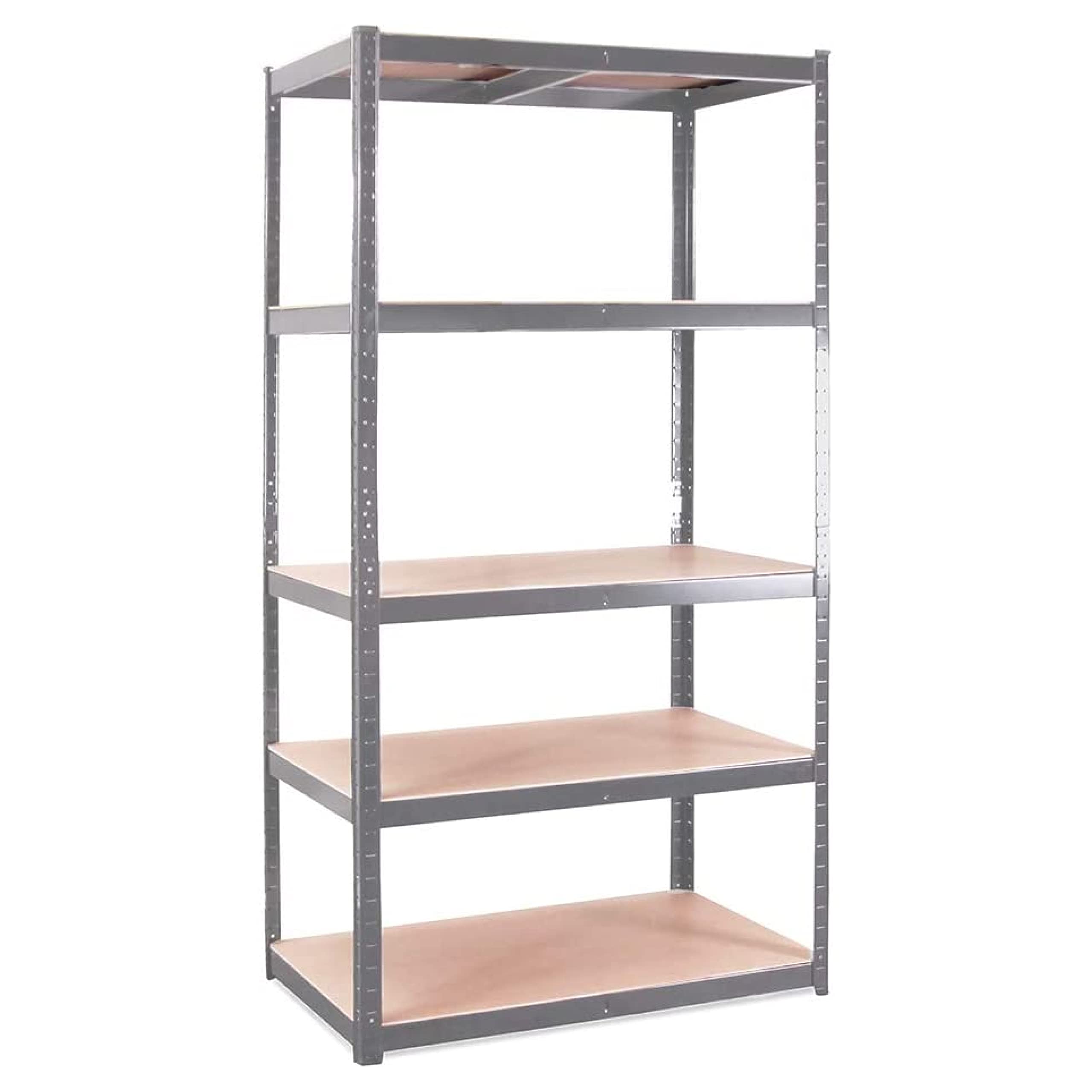 G-Rack Garage Shelving Unit: 180cm x 90cm x 60cm | Single bay, Grey 5 ...