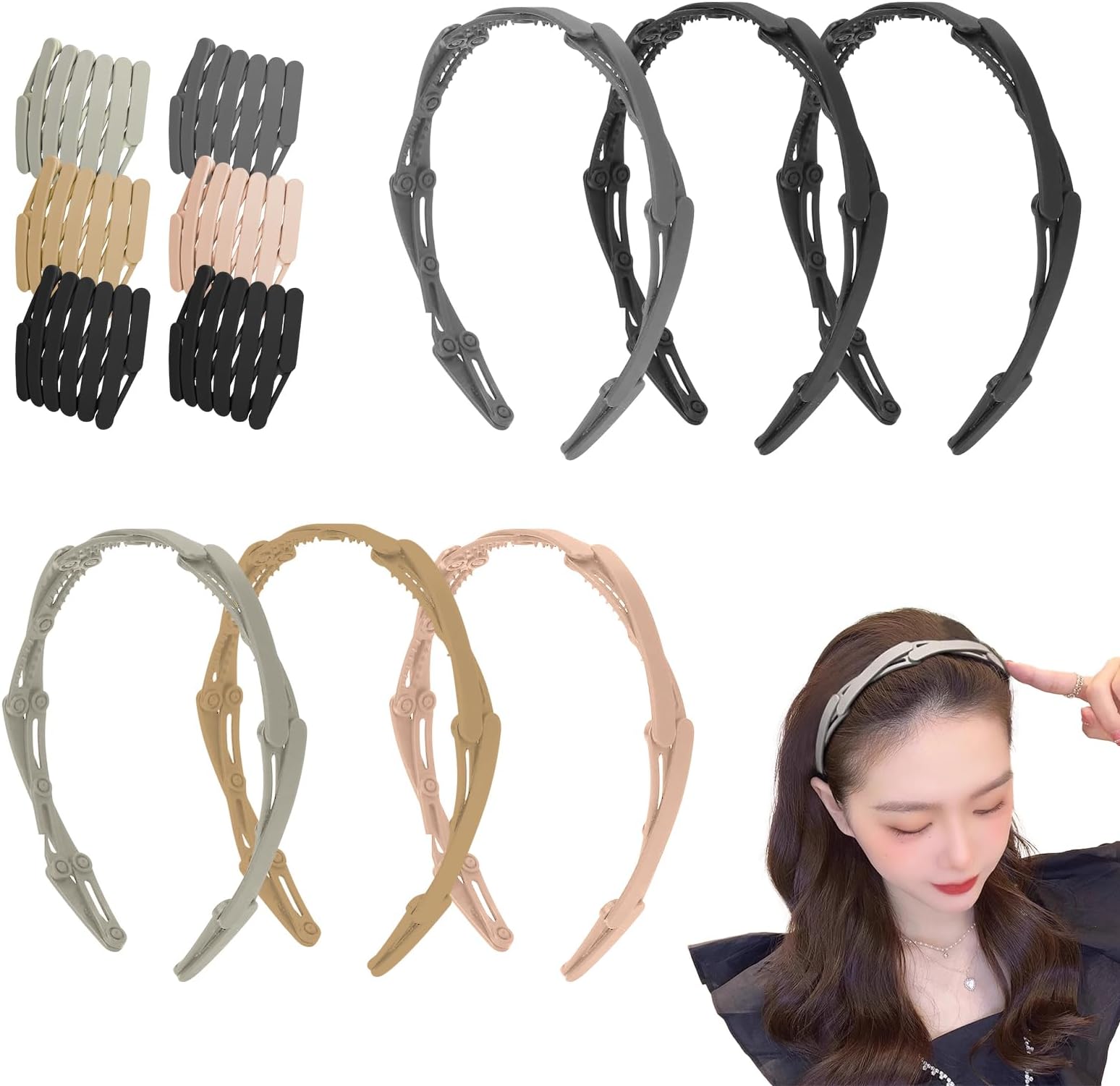 Amazon.com: SqHair Hinged Headband fits like sunglasses providing lift ...