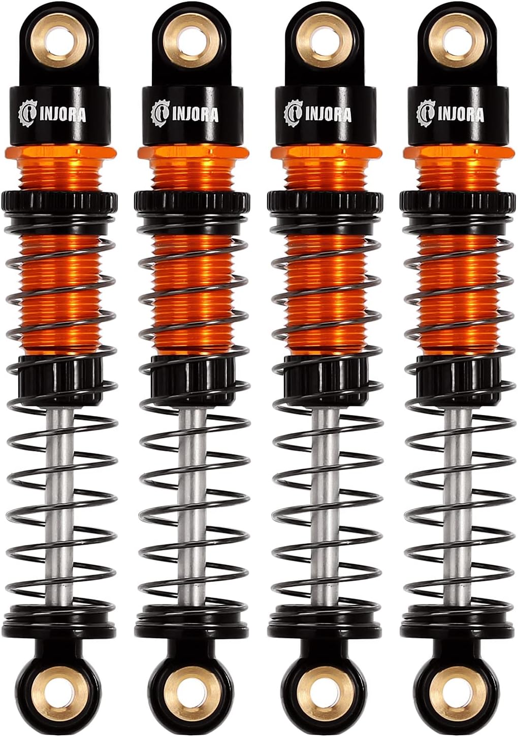 Amazon.com: INJORA 45mm Shocks Aluminum Threaded Absorber Oil Damper ...