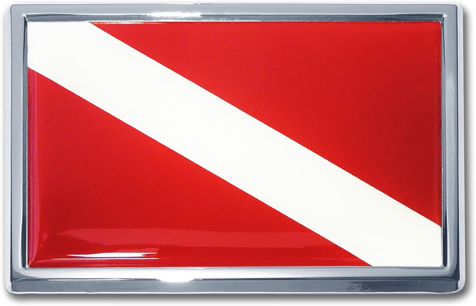 Amazon.com: Car Chrome Decals CBSHD-Dive Dive Flag Diver Scuba Diving ...