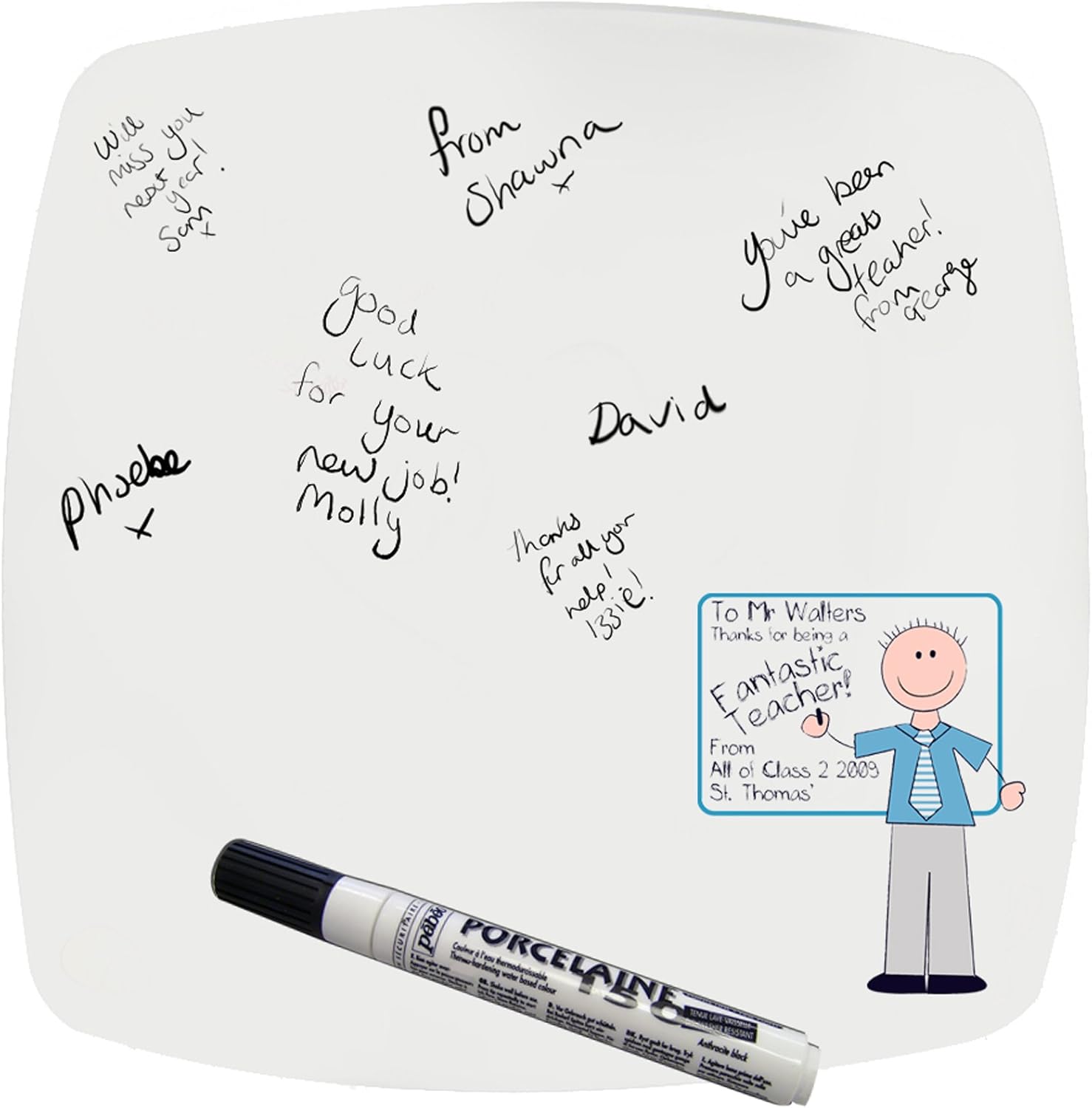 Amazon.com: Blue Teachers Whiteboard Message Plate : Everything Else