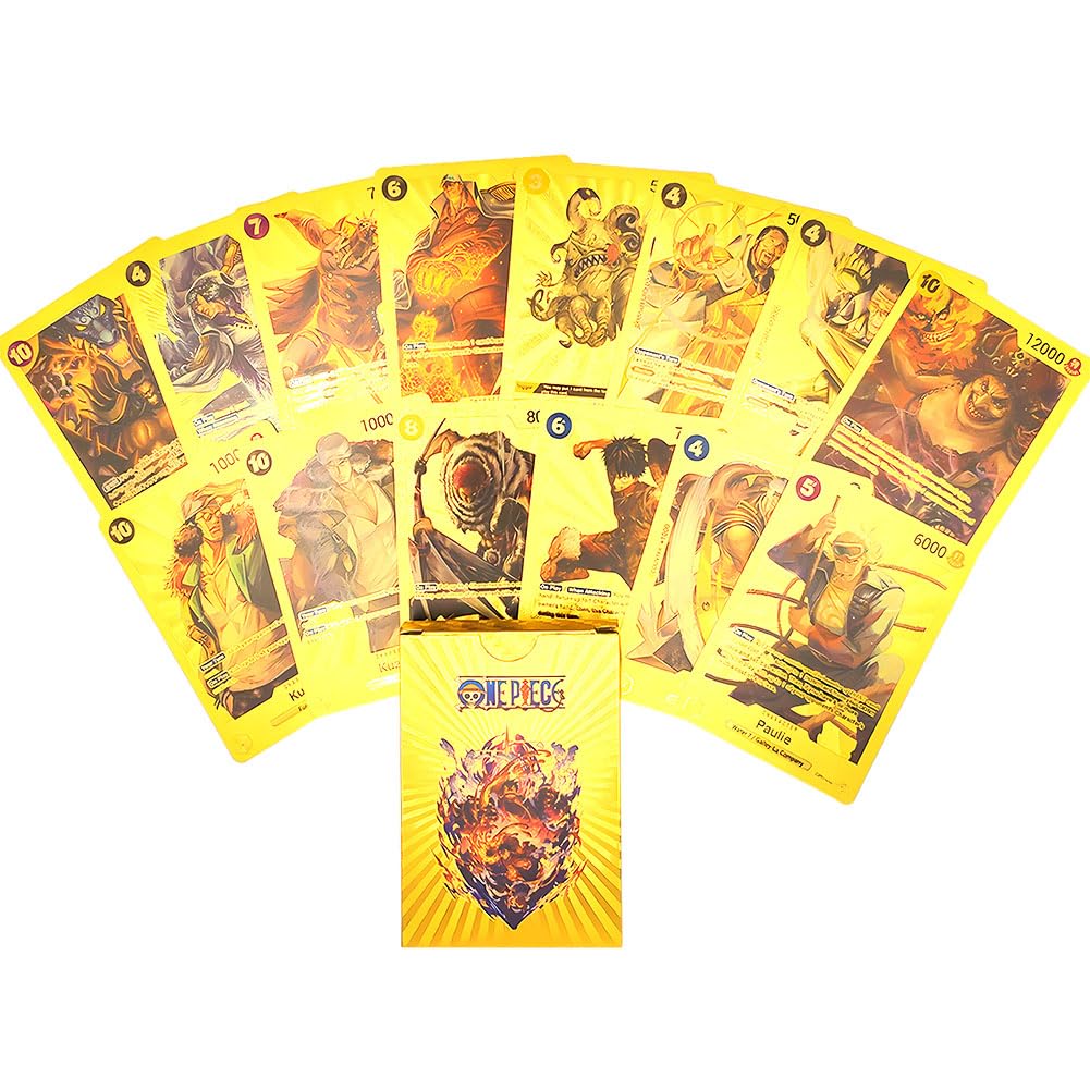 Buy 55 Pieces Anime Cards, Anime Game Card Box, Ultra Rare Cards Metal ...