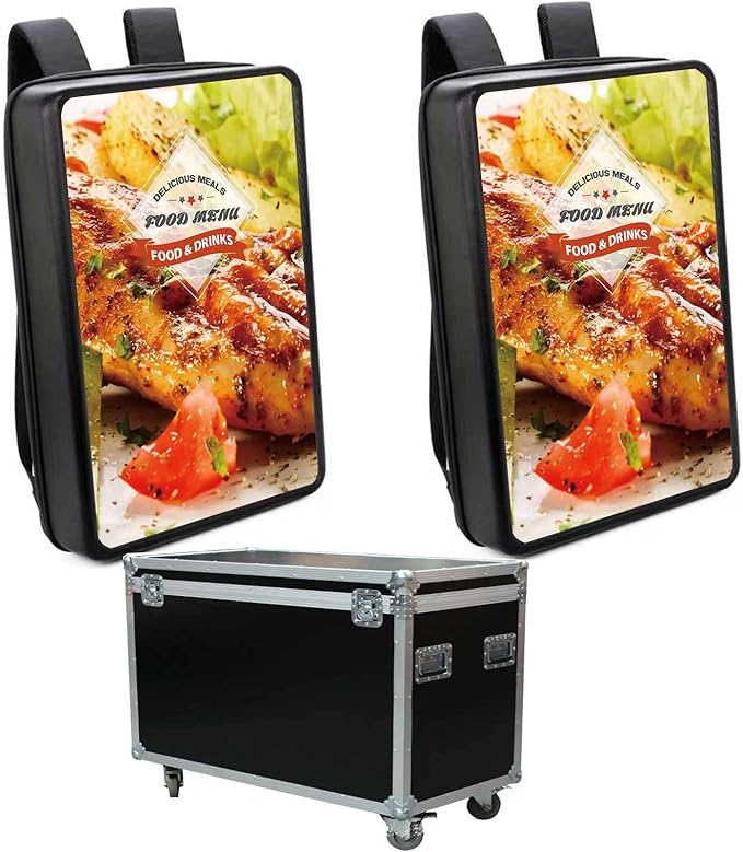 Amazon.com: 21.5 inch LCD Backpack for Portable Video Advertising ...