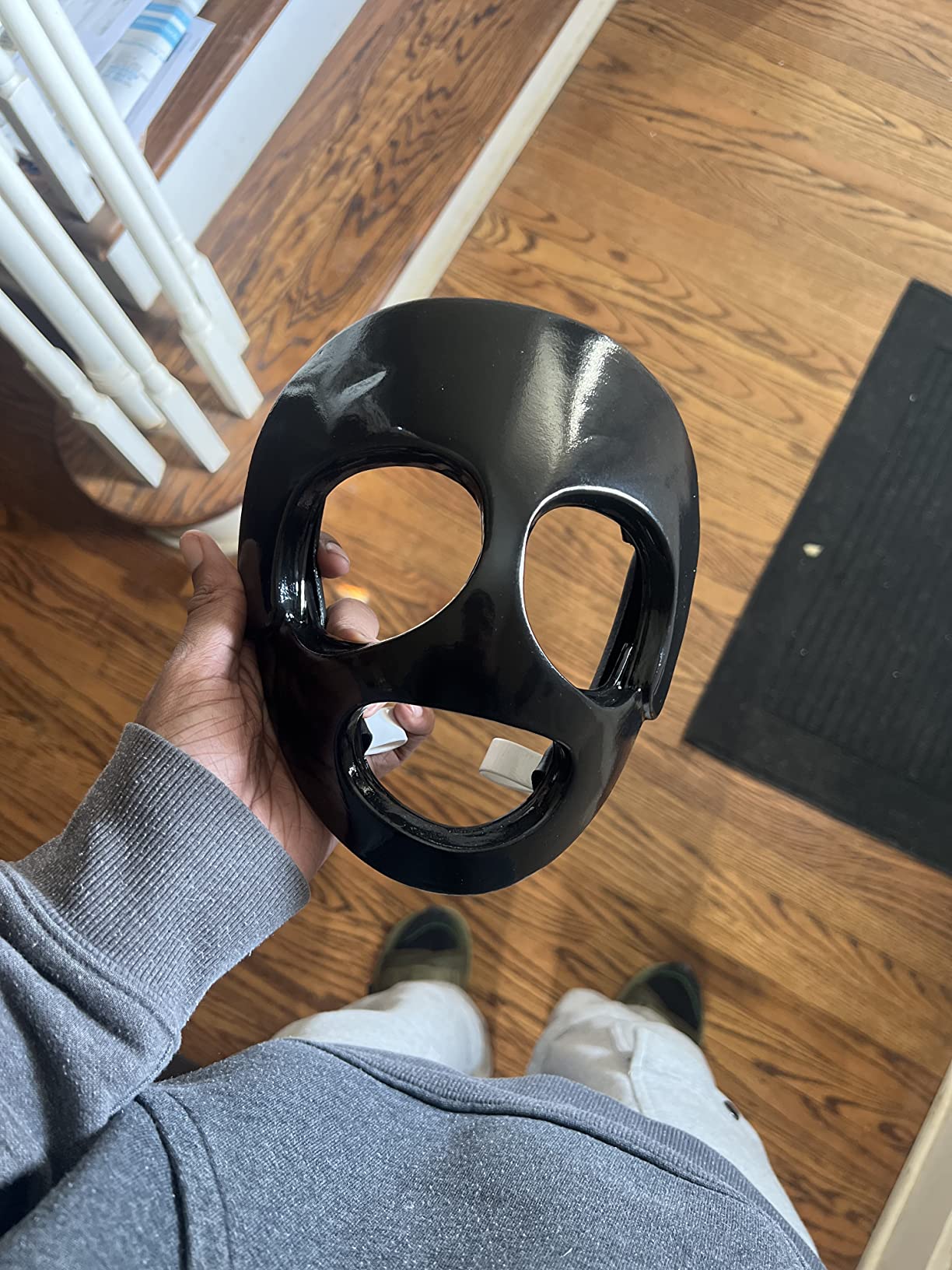 Amazon.com : Cliff Keen Wrestling Face Guard Black : Wrestling ...