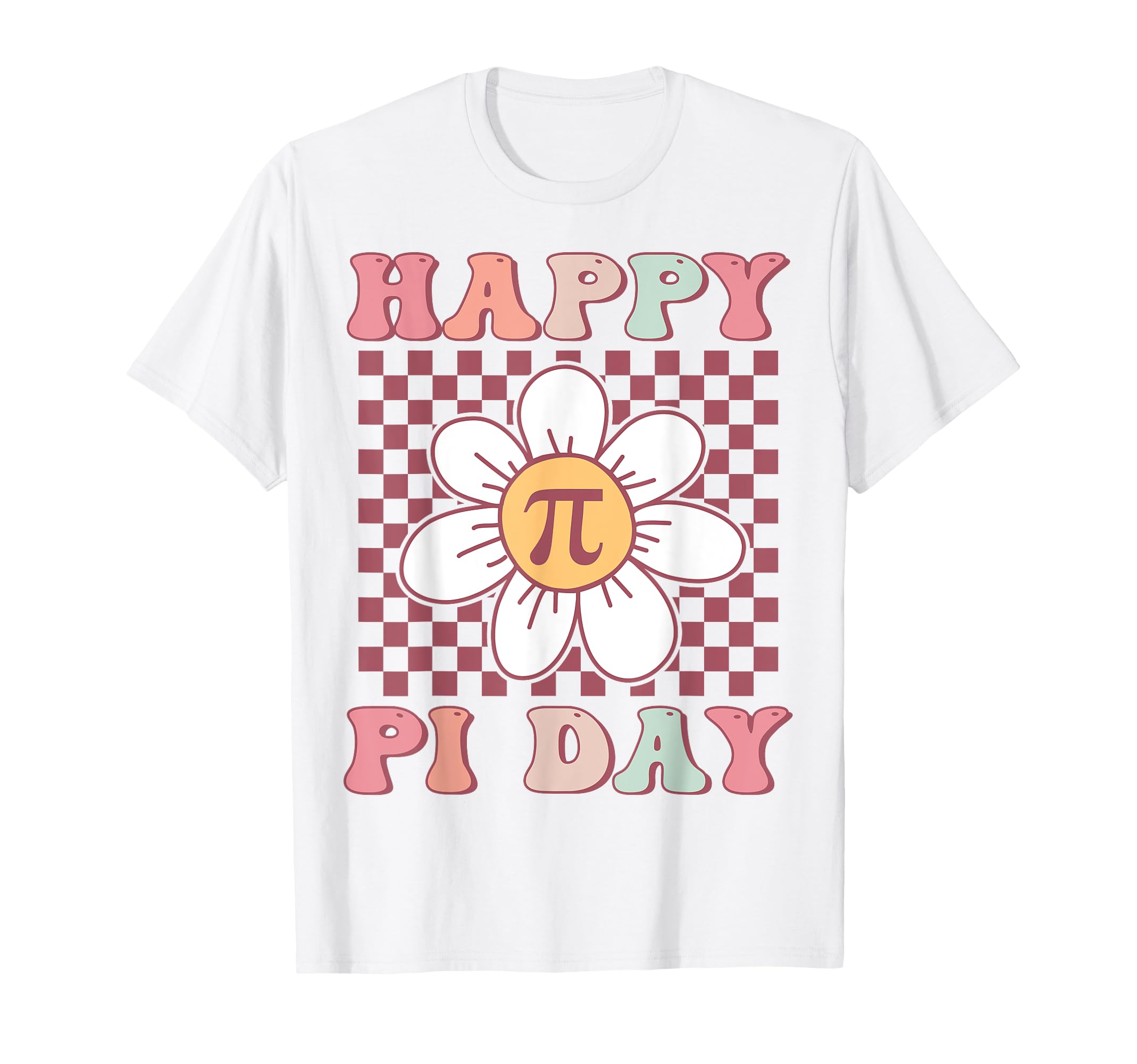 Amazon.com: Happy Pi Day Groovy Daisy Flower Pi Symbol 3.14 Math Lover ...