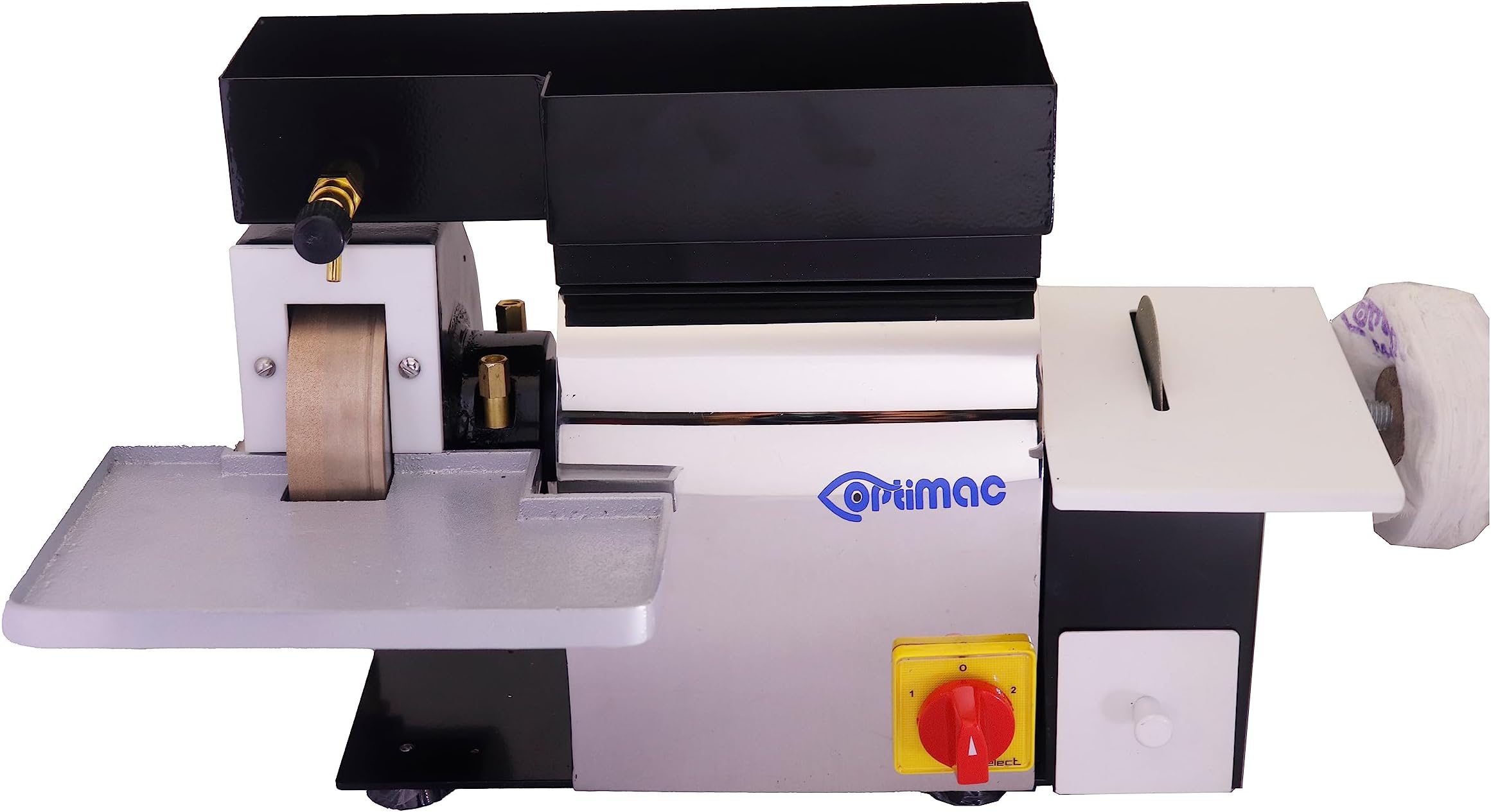 Optimac hand edger | v groovematic model | optical glass grinder ...