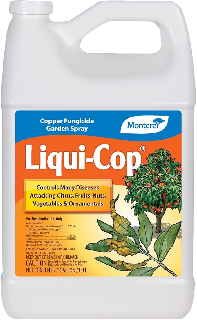 Amazon.com : Monterey - Liqui-Cop - Copper Garden Spray Fungicide for ...