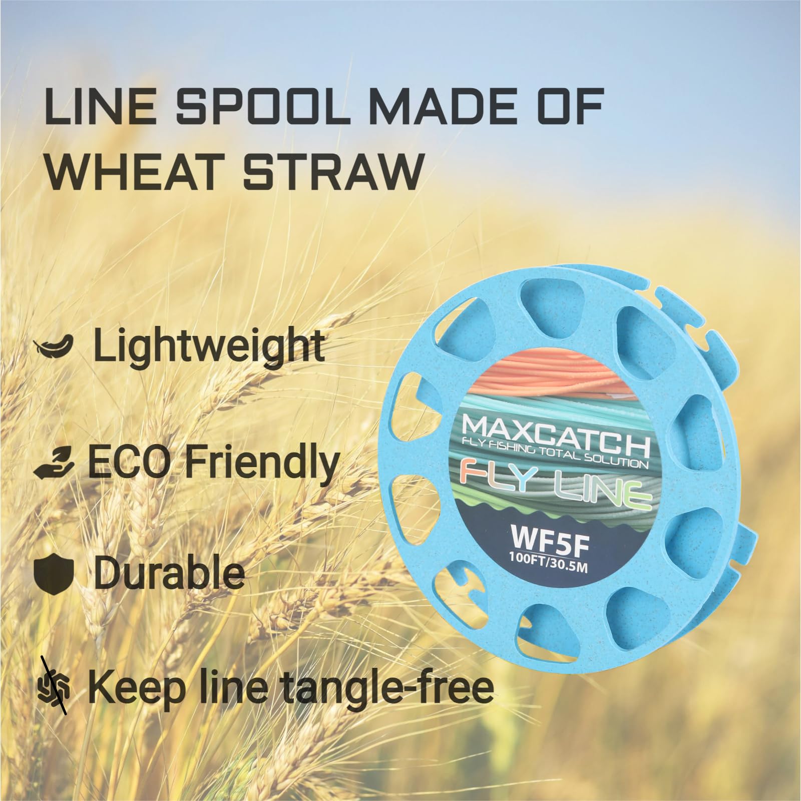 Snapklik.com : Maxcatch ECO Floating Fly Fishing Line Weight Forward Design