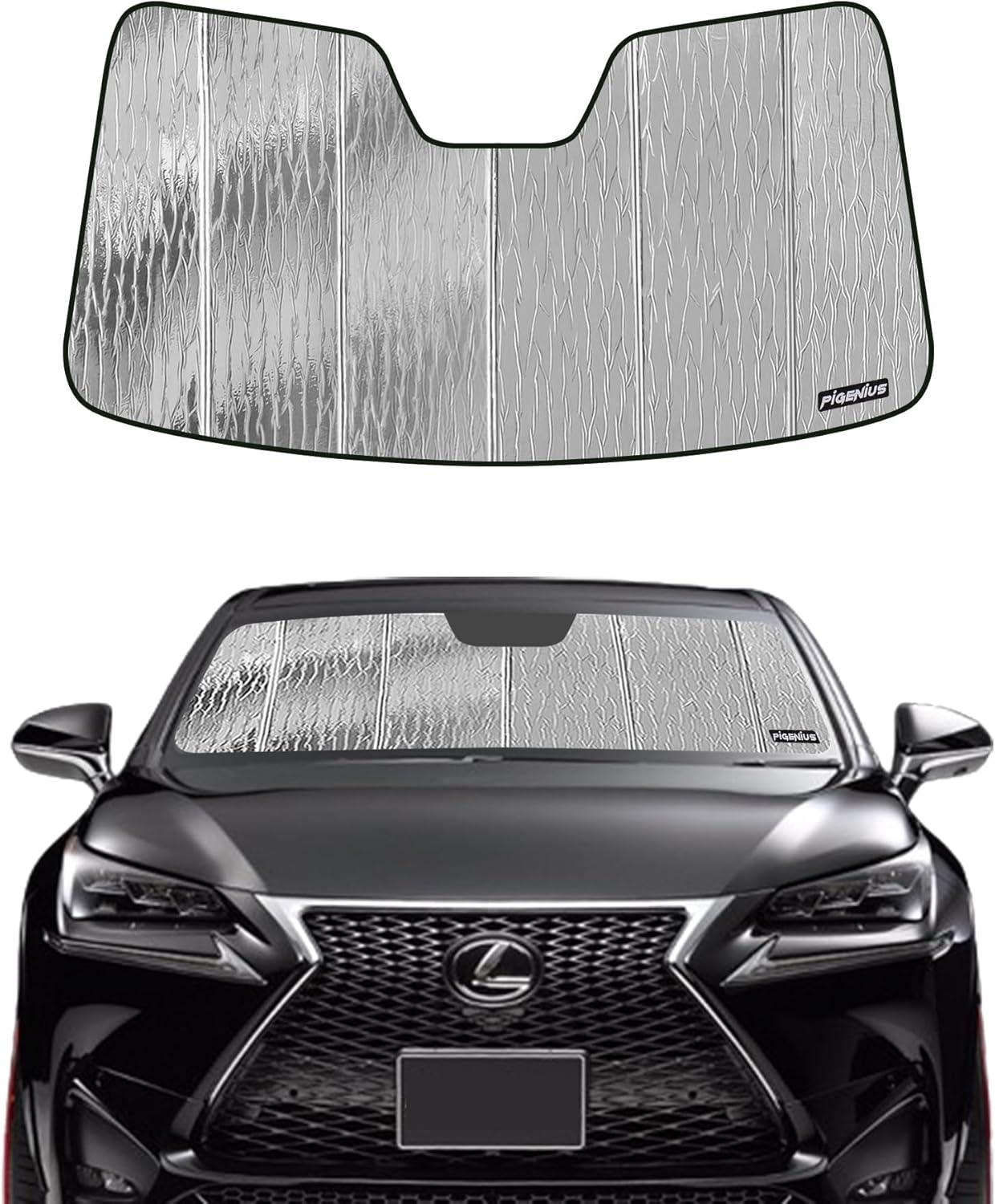 Amazon.com: Pigenius Windshield Sun Shade for Lexus NX Models 2015-2021 ...