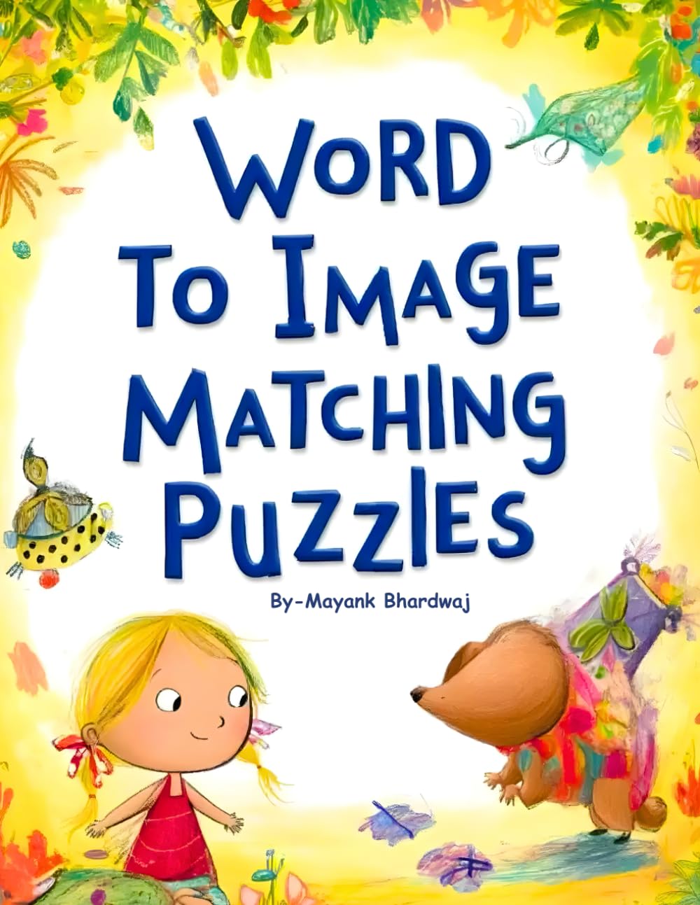 Kids Animal Matching Puzzles Book: Learn Animal Names with Pictures ...