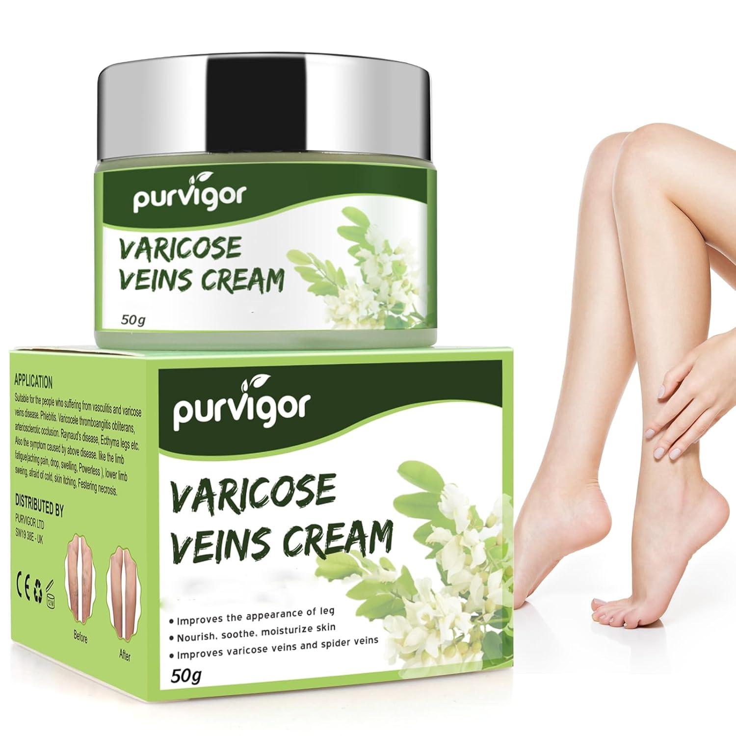 Purvigor Varicose Veins Cream - Reduce Swelling, Nepal | Ubuy