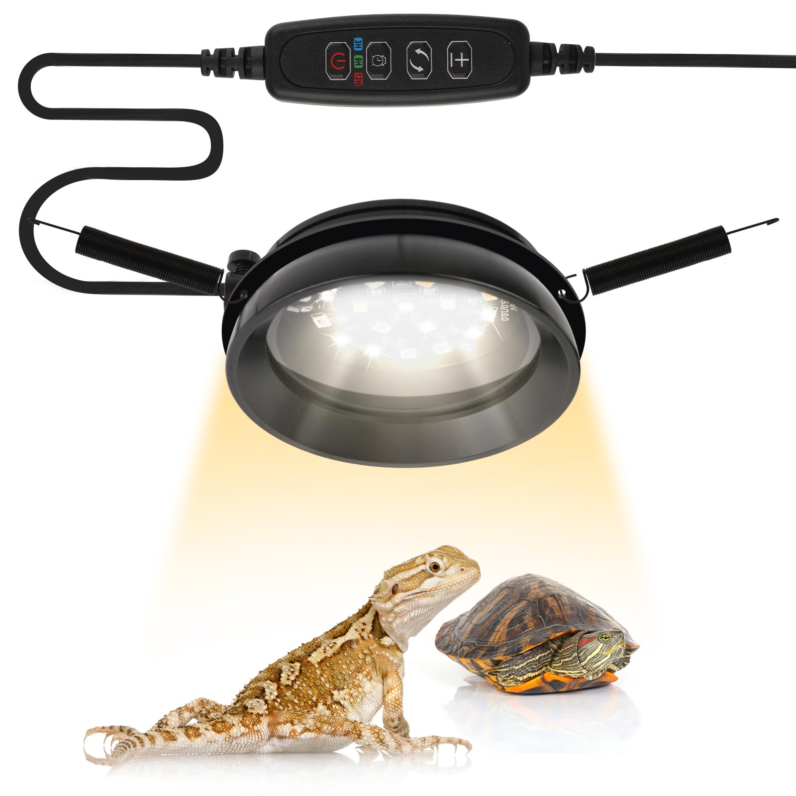 Snapklik.com : 2PCS LED UVB Light For Reptiles