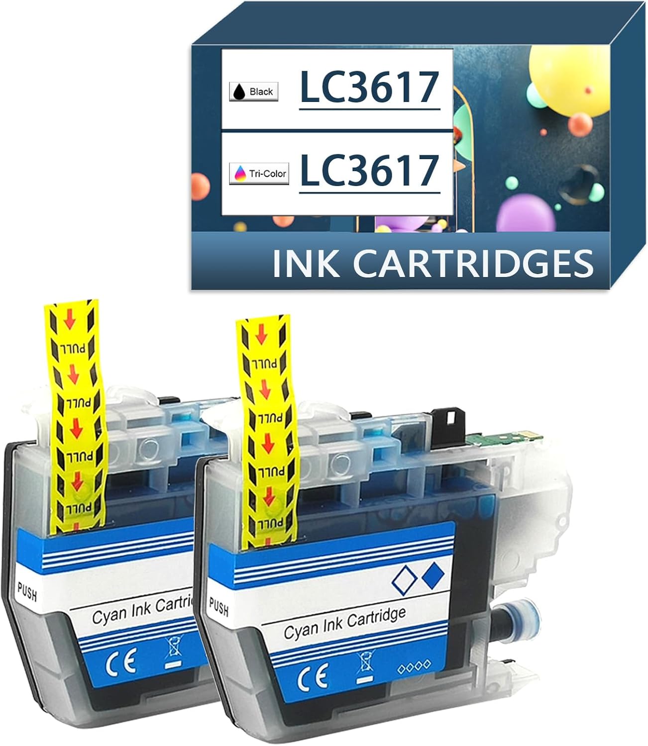 Amazon.com: LC3617 Compatible Ink Cartridges Replacement for Brother ...