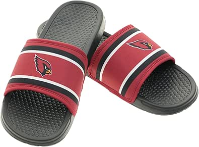 Amazon.com: FOCO NFL Team Printed Slide Sandals – Officially Licensed ...