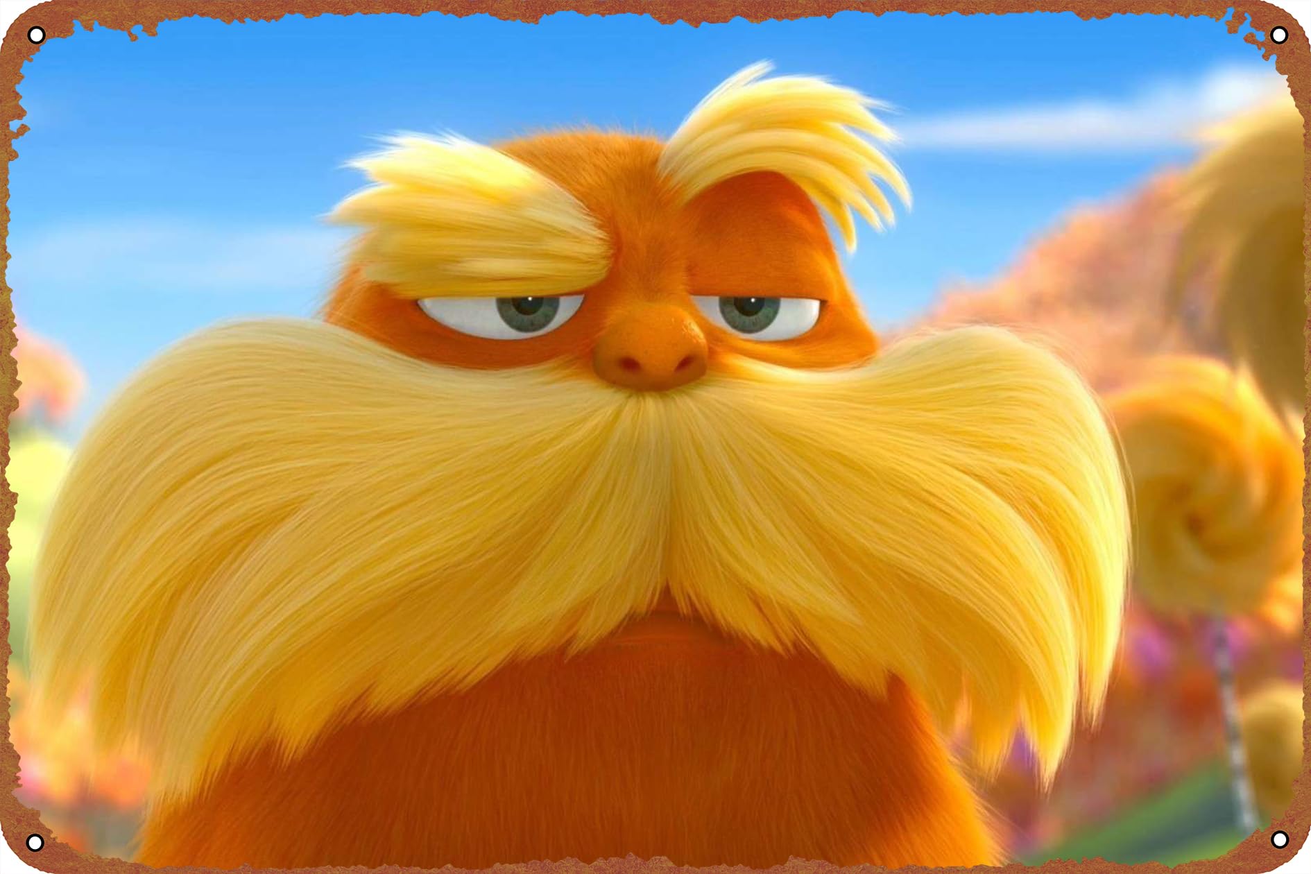 Snapklik.com : The Lorax Tin Logo Retro Poster Restaurant Wall ...