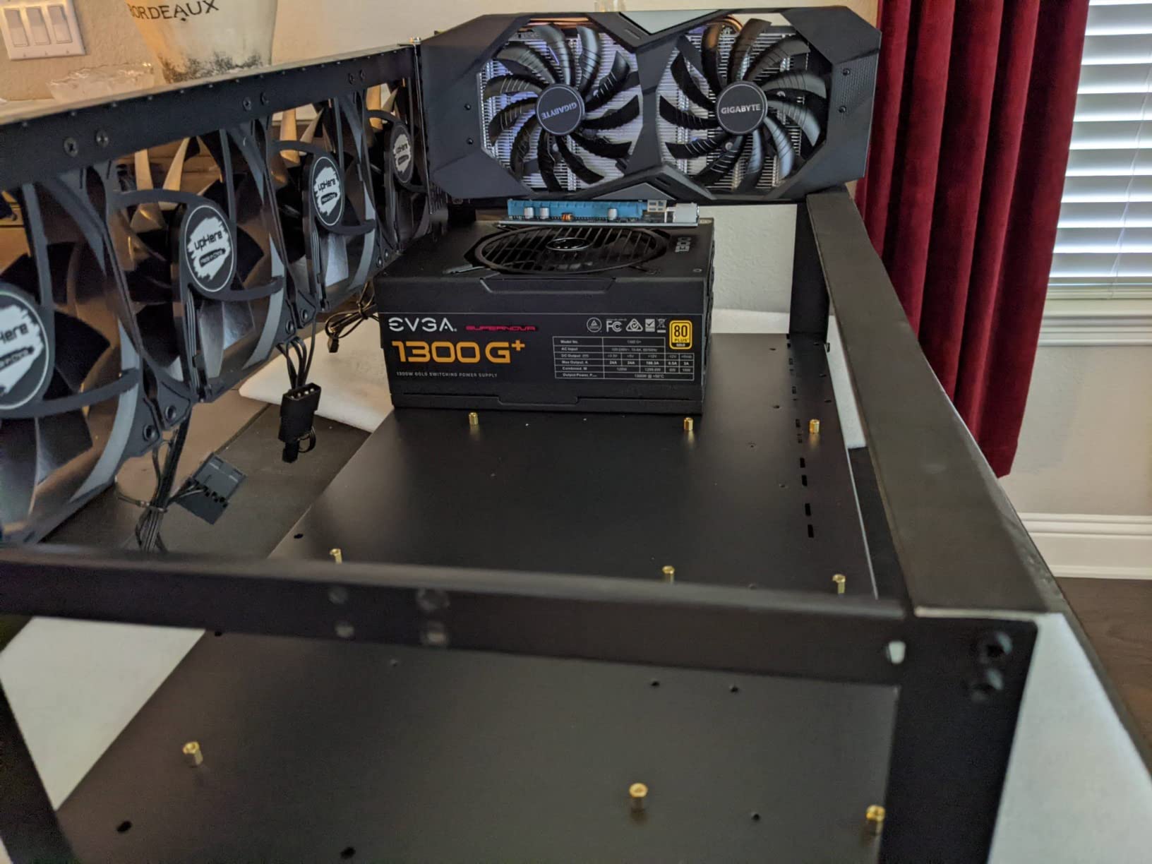 $12/mo - Finance Kingwin 8 GPU Miner Rig Case Frame – Premium Stackable ...