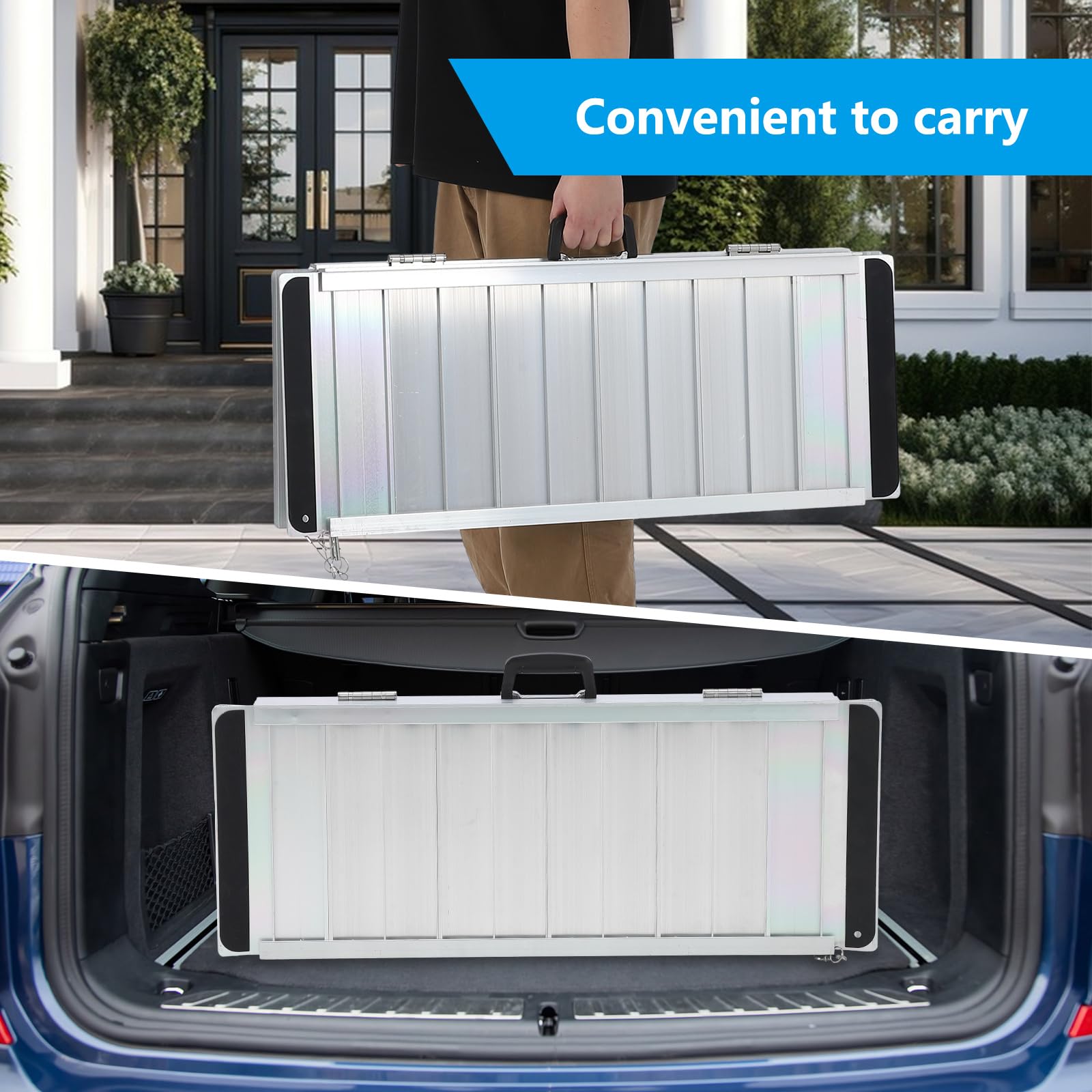 Snapklik.com : 2FT Portable Wheelchair Ramp, Folding Wheelchair Ramp ...