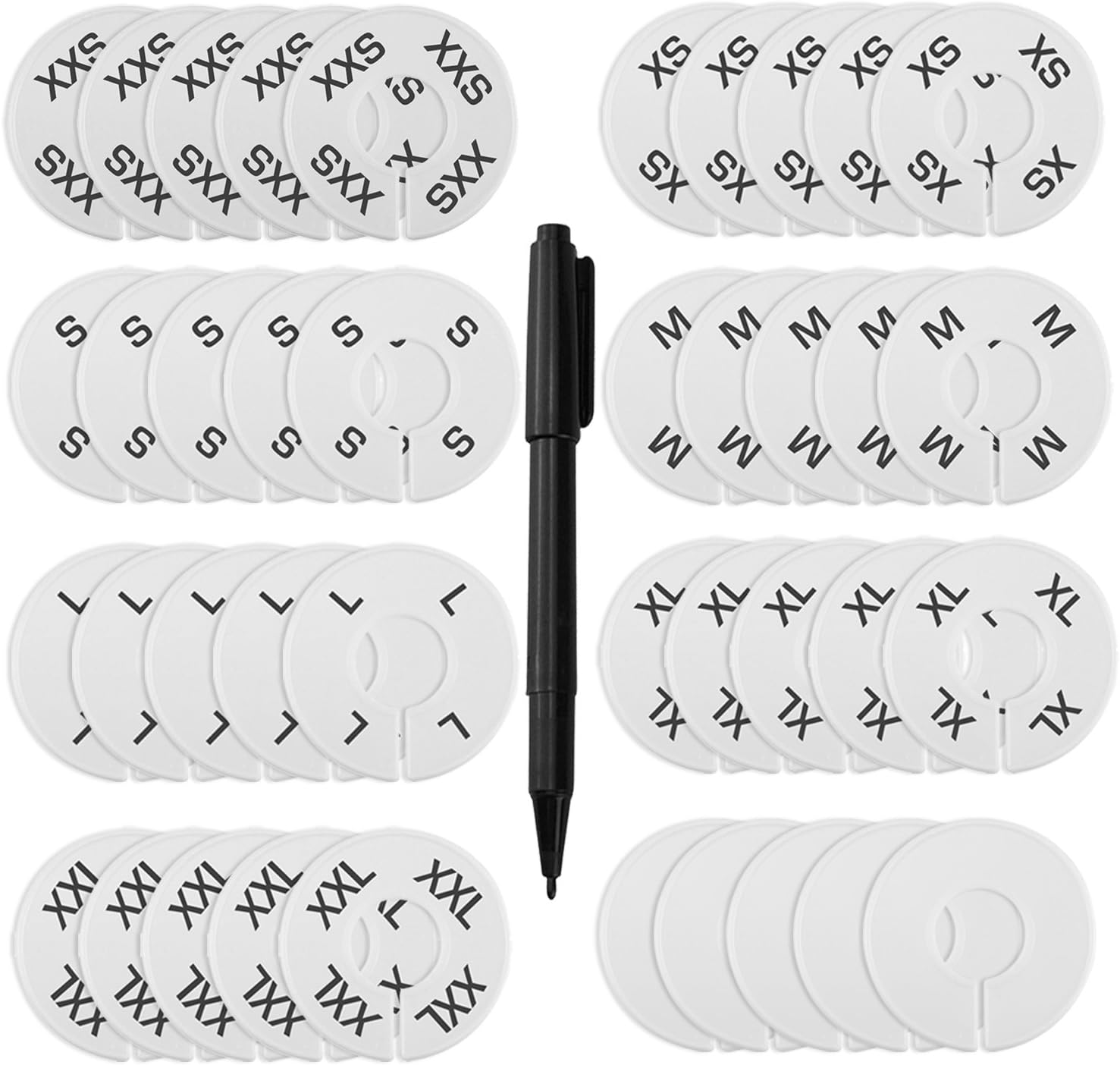 Amazon.com: discount sizing Round Rack Size Divider - Men's Sizes (30 ...