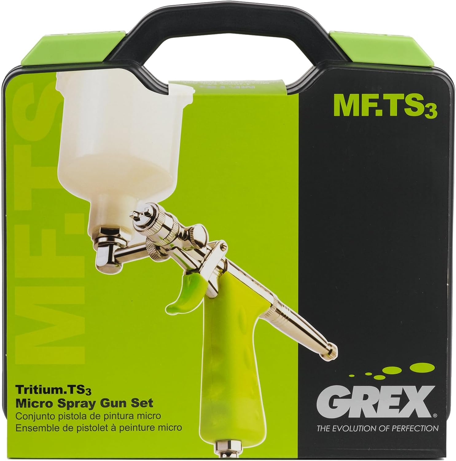 Amazon.com: GREX Micro Spray Gun Set - TS3, Side Fed, 0.3mm Nozzle ...