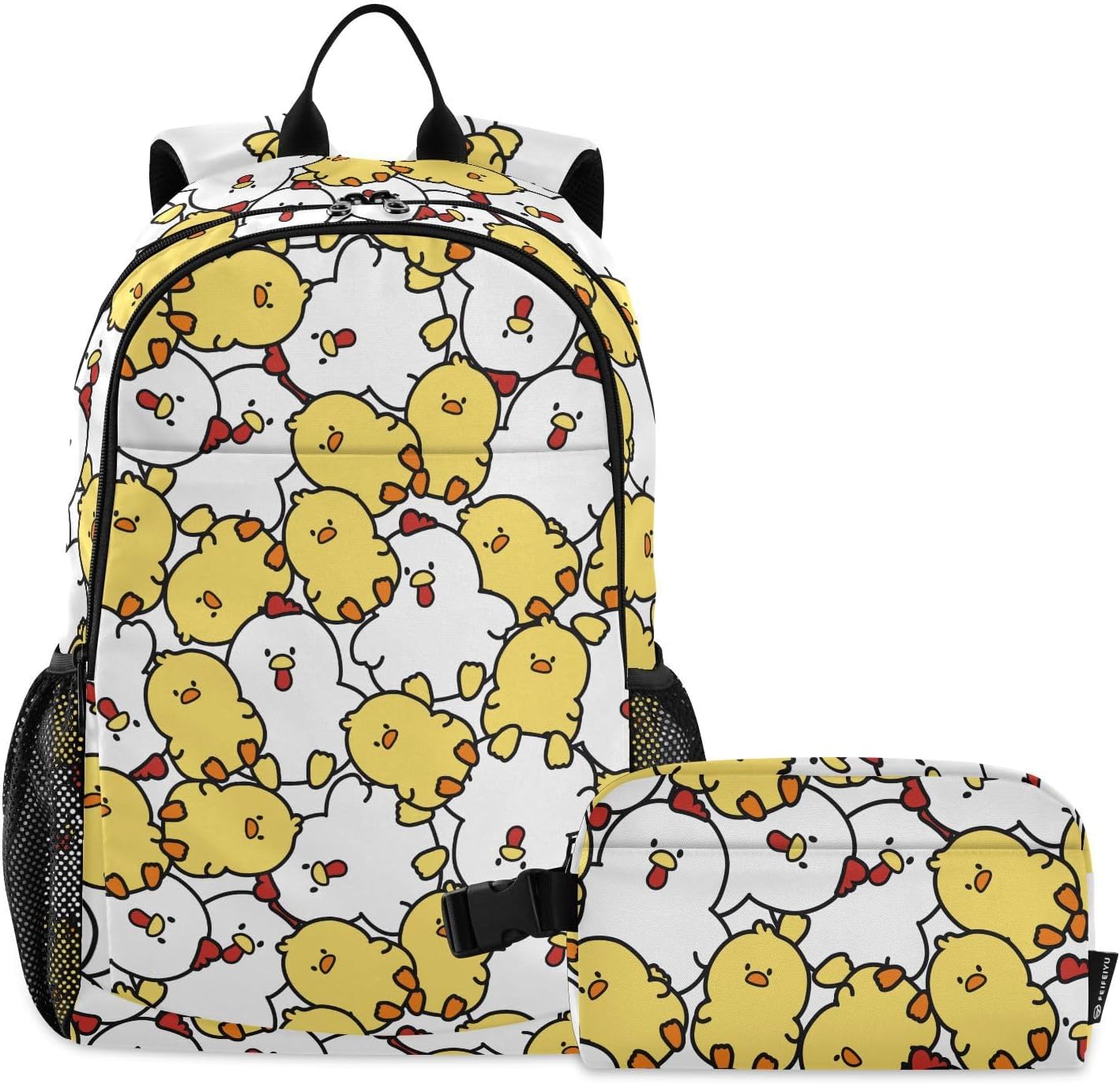 Amazon.com | Farmhouse Chicken Rooster Kids Backpack for Girls Boys ...