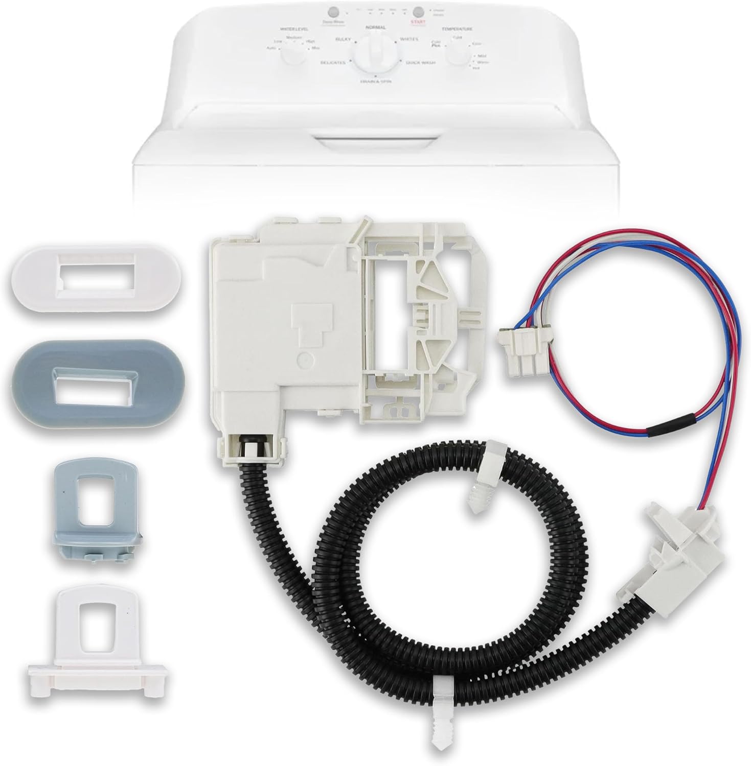 Amazon.com: LEVANLIGHT WH08X32697 Washing Machine Lid Lock Switch ...