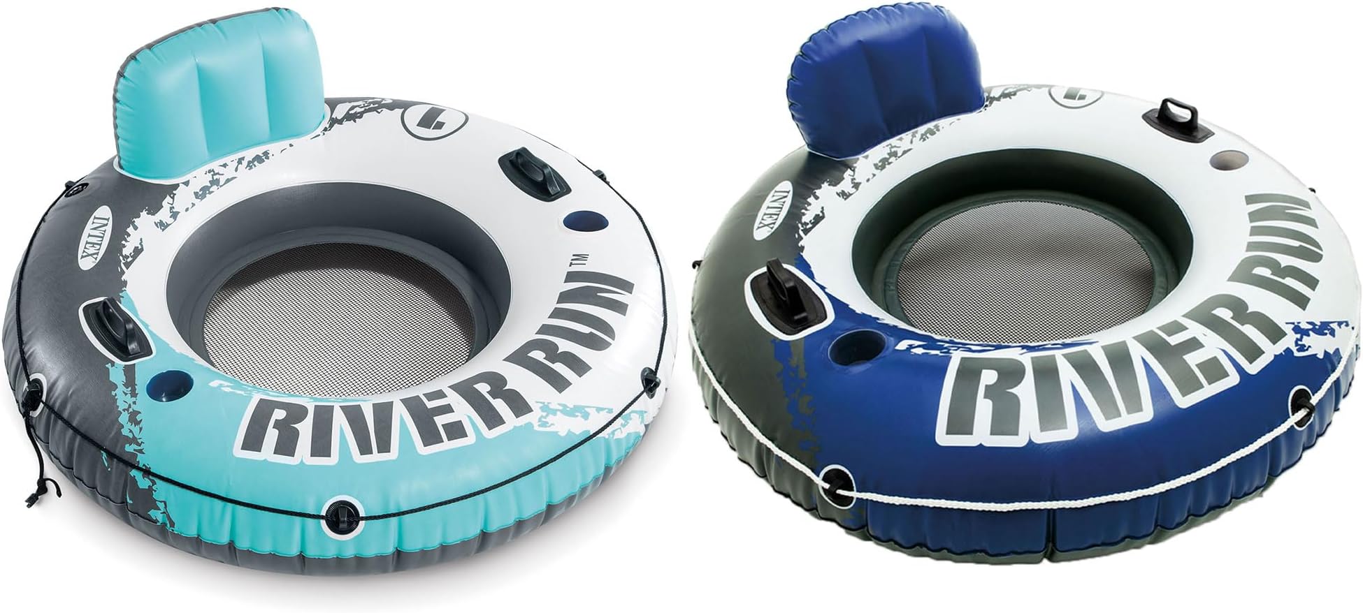 Amazon.com: Intex River Run Inflatable Floating Water Tube Lake Pool ...