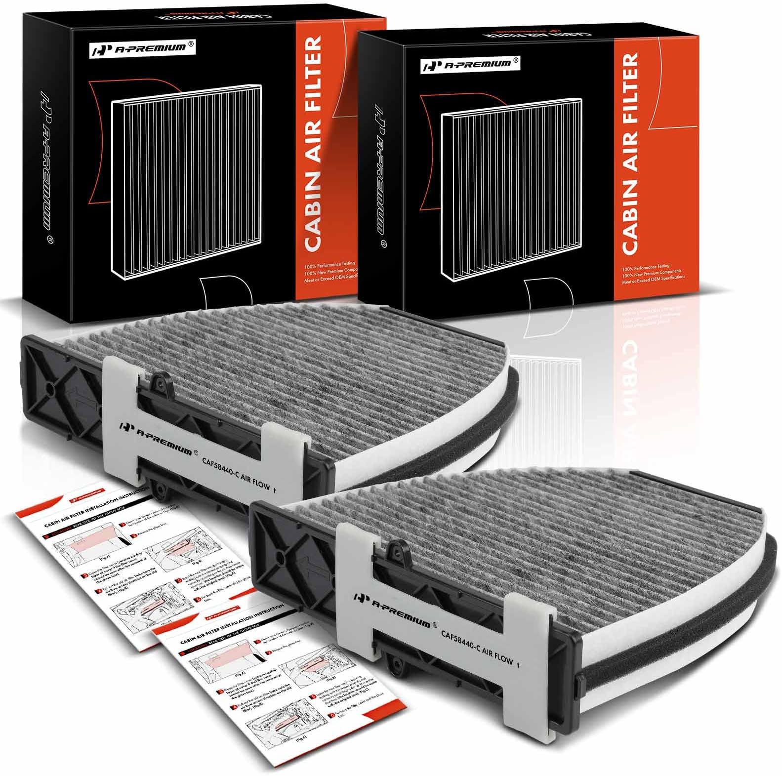Amazon.com: Premium Cabin Air Filter with Activated Carbon for 2008 ...