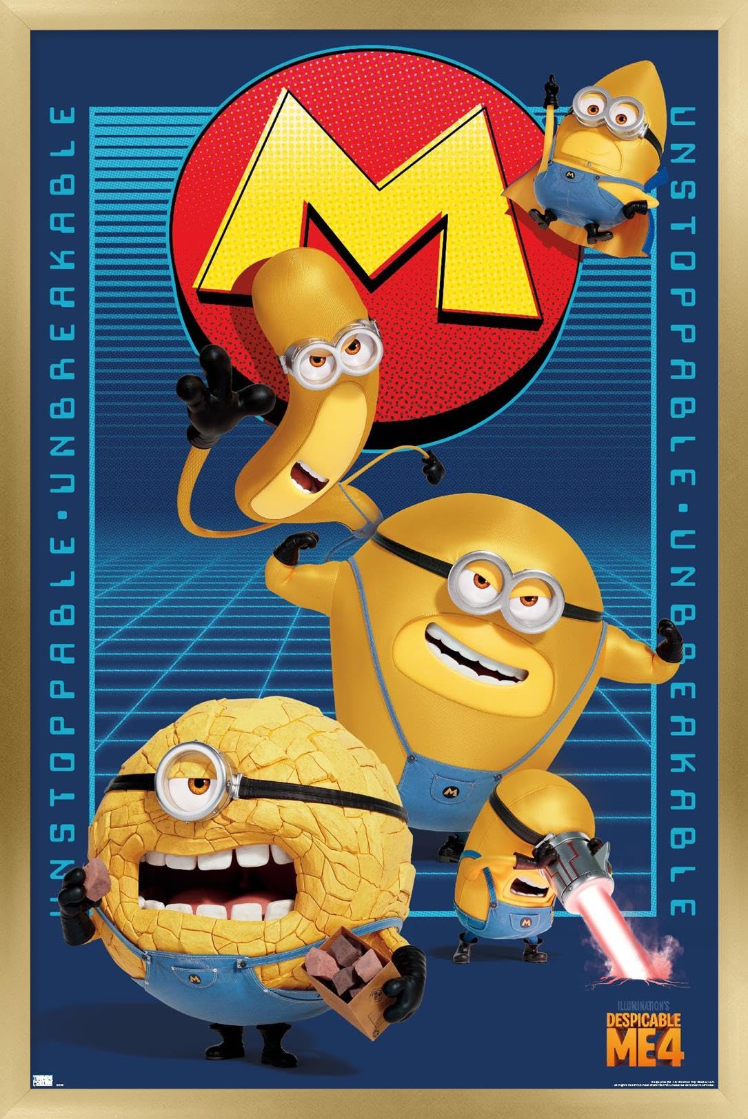 Amazon.com: Trends International Illumination Despicable Me 4 ...