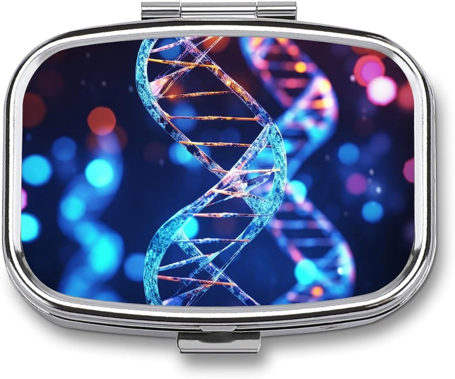 Amazon.com: LFDSPYJE Pill Box 2 Compartment Square Pill Organizer Daily ...