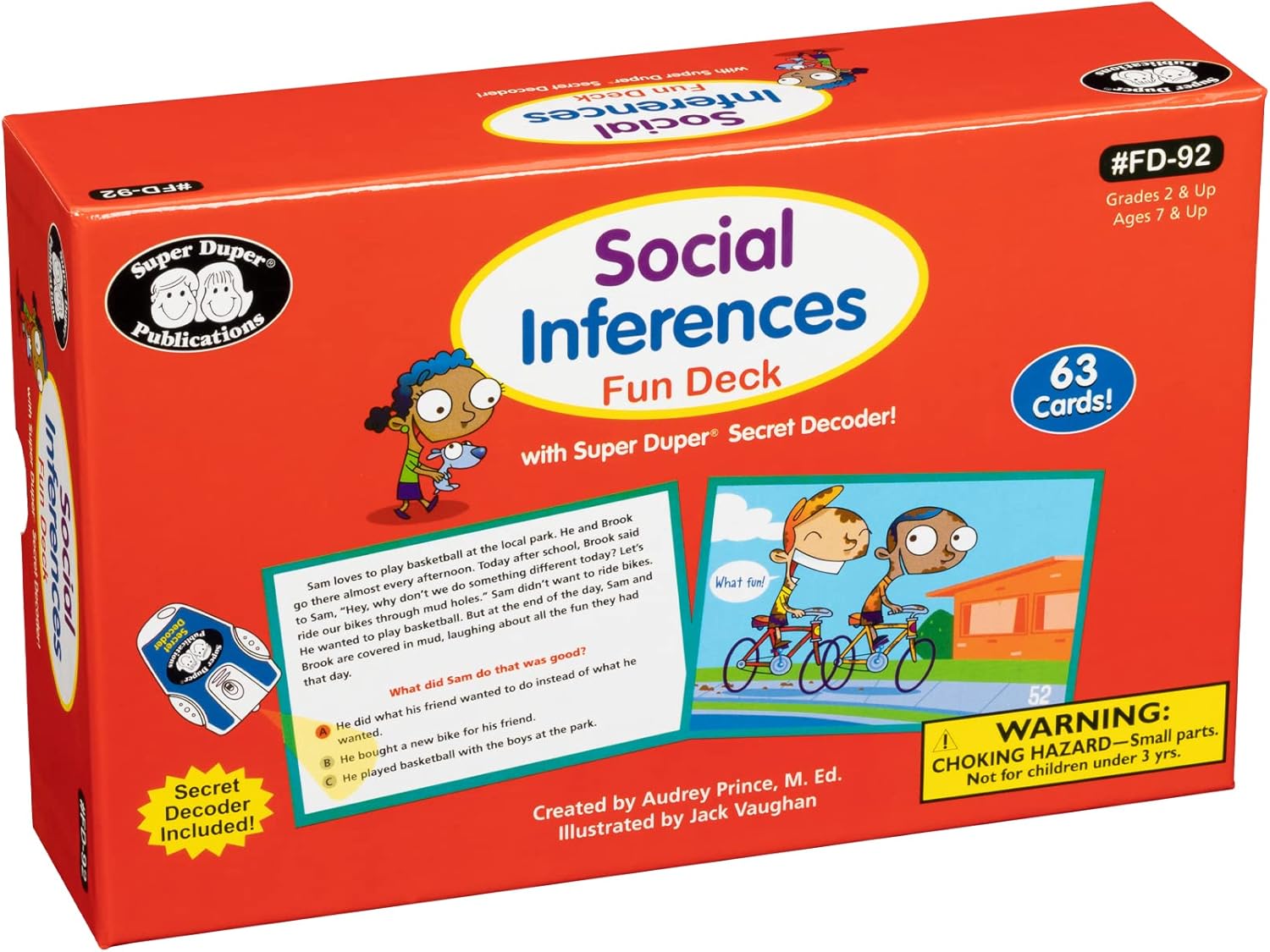 Buy Super Duper Publications | Social Inferences Story Fun Flash Cards ...