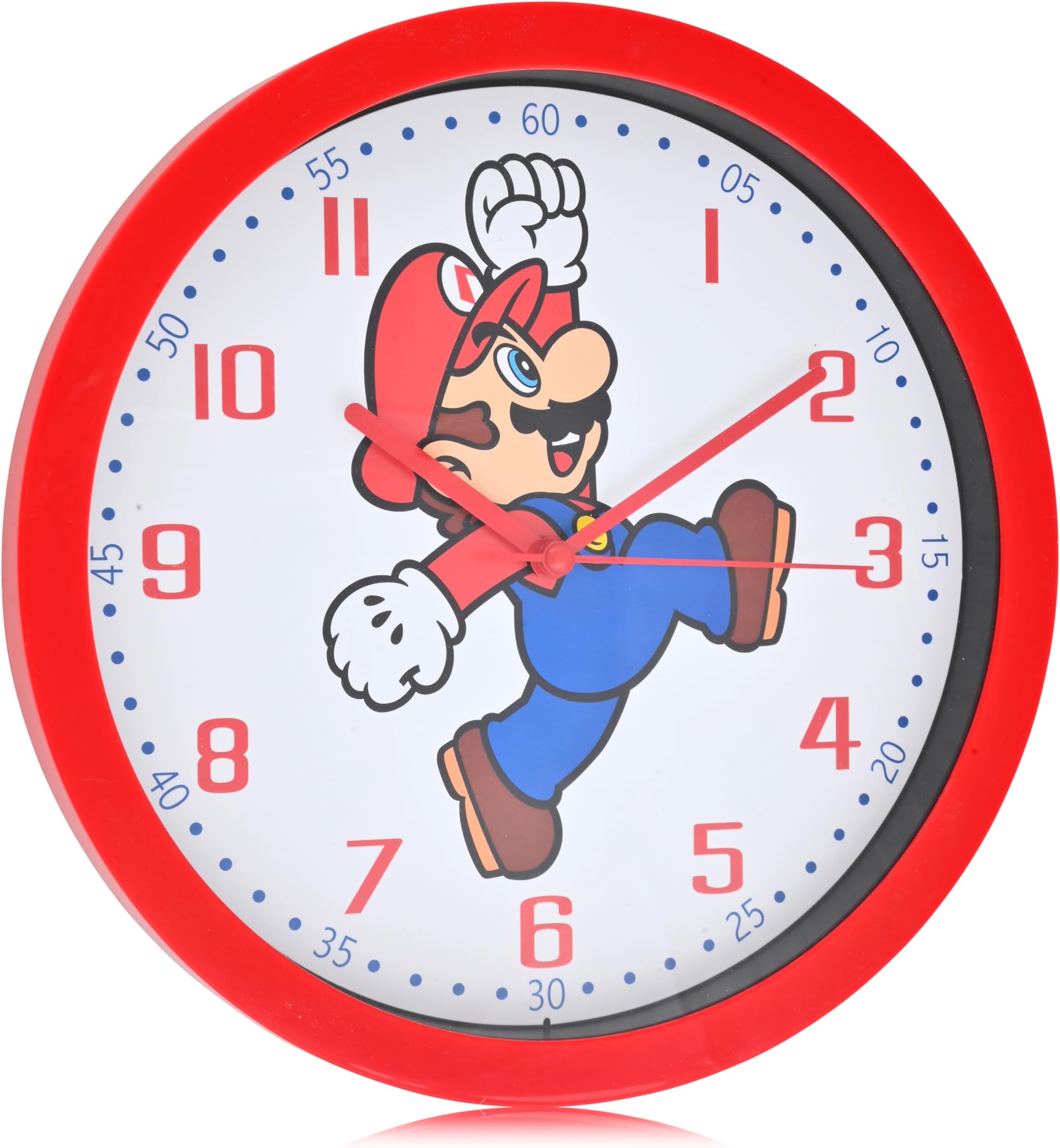 Amazon.com: Accutime Mario Kids Wall Clock - 12-inch Analog Clock for ...