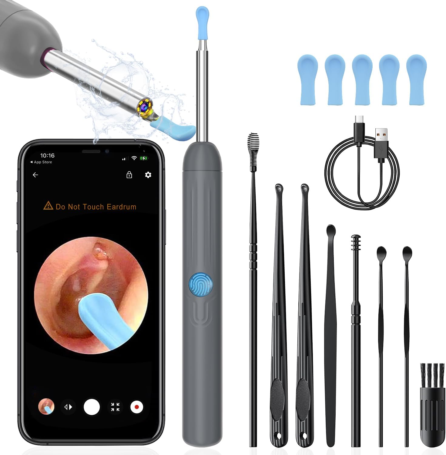 Amazon.com: Ear Wax Removal - Earwax Remover Tool with 7 Pcs Ear Set ...