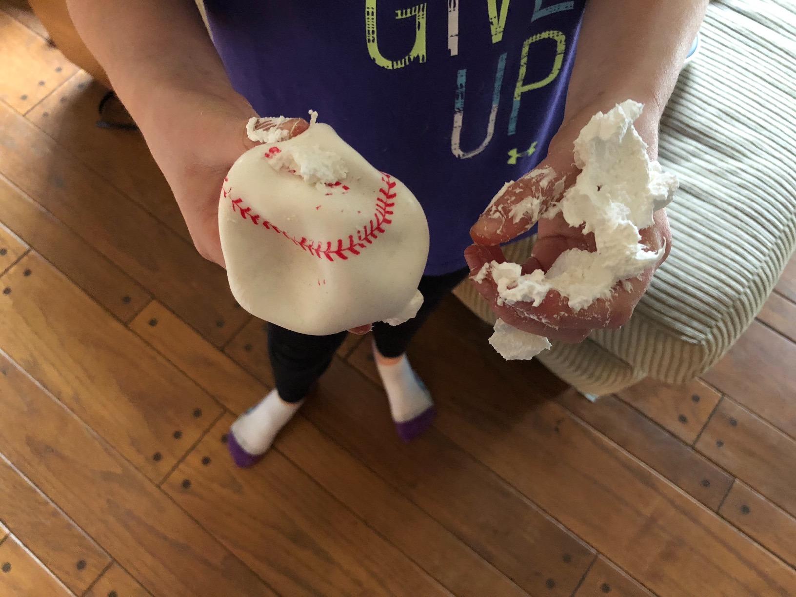 Amazon.com: Hog Wild Sticky Baseball - Squishy Stikball Toy Splats and ...