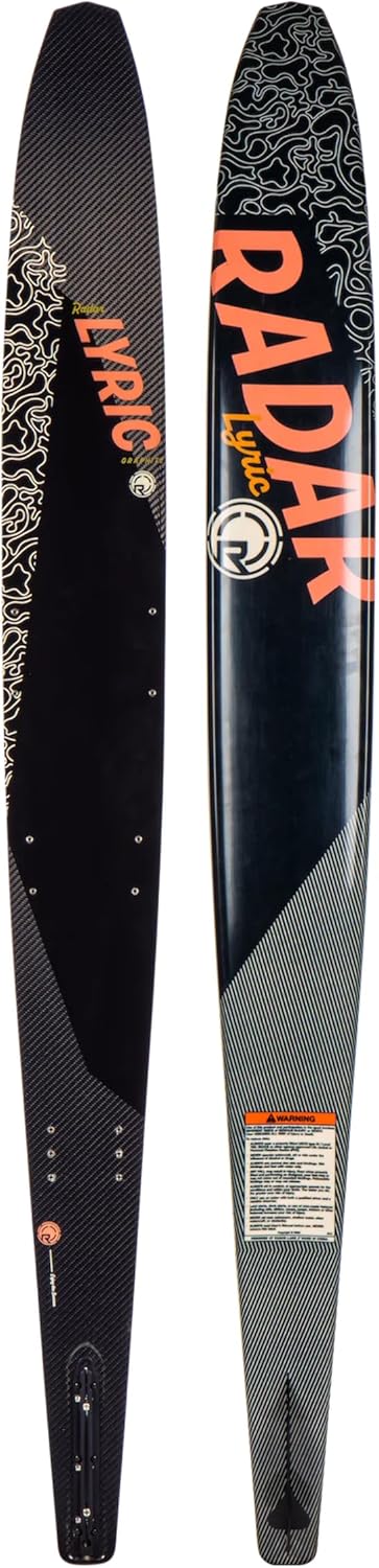 Amazon.com : Radar Water Ski - Womens Graphite Lyric - Carbon / Black ...