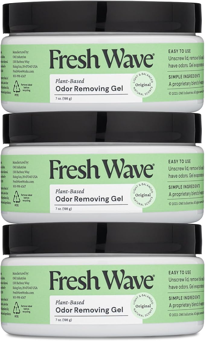 Fresh Wave Odor Removing Gel, 7 oz. | Pack of 3 | Odor Absorbers for Home | Safer Odor Relief ...