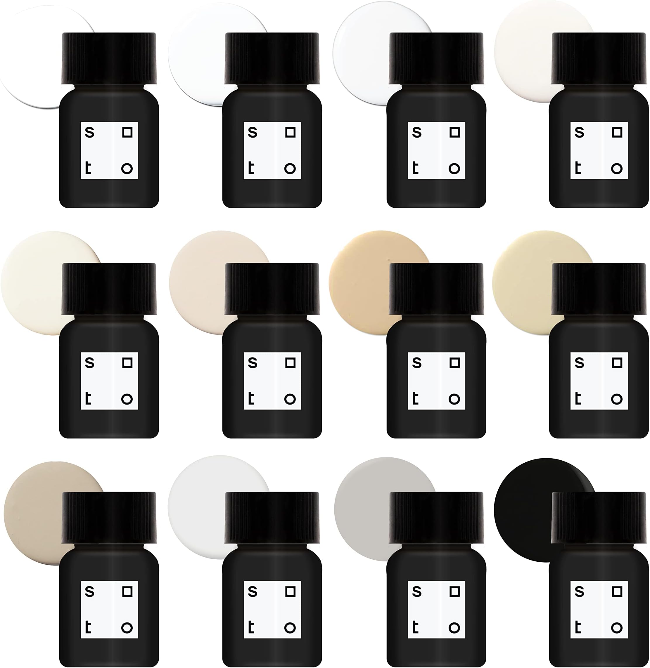 Amazon.com: Make Your Day Enamel Model Paints, Flat White, Gloss White ...
