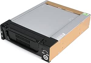 Amazon.com: StarTech.com 5.25 in Rugged SATA Hard Drive Mobile Rack ...