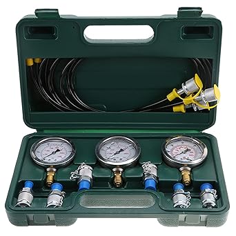 Amazon.com: Excavator Hydraulic Pressure Test Kit, Testing Point ...