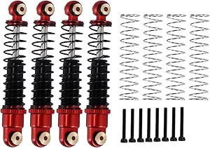 Amazon.co.jp: Chasian 4pcs Metal Shock Absorber 40MM Oil Damper Upgrade ...