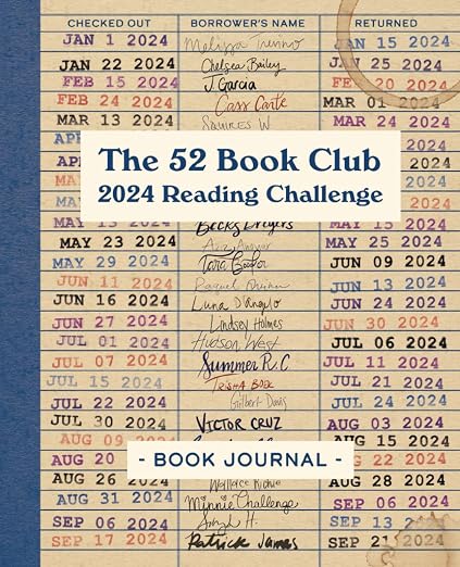 The 52 Book Club 2024 Reading Challenge: Club, The 52 Book: Amazon.com ...