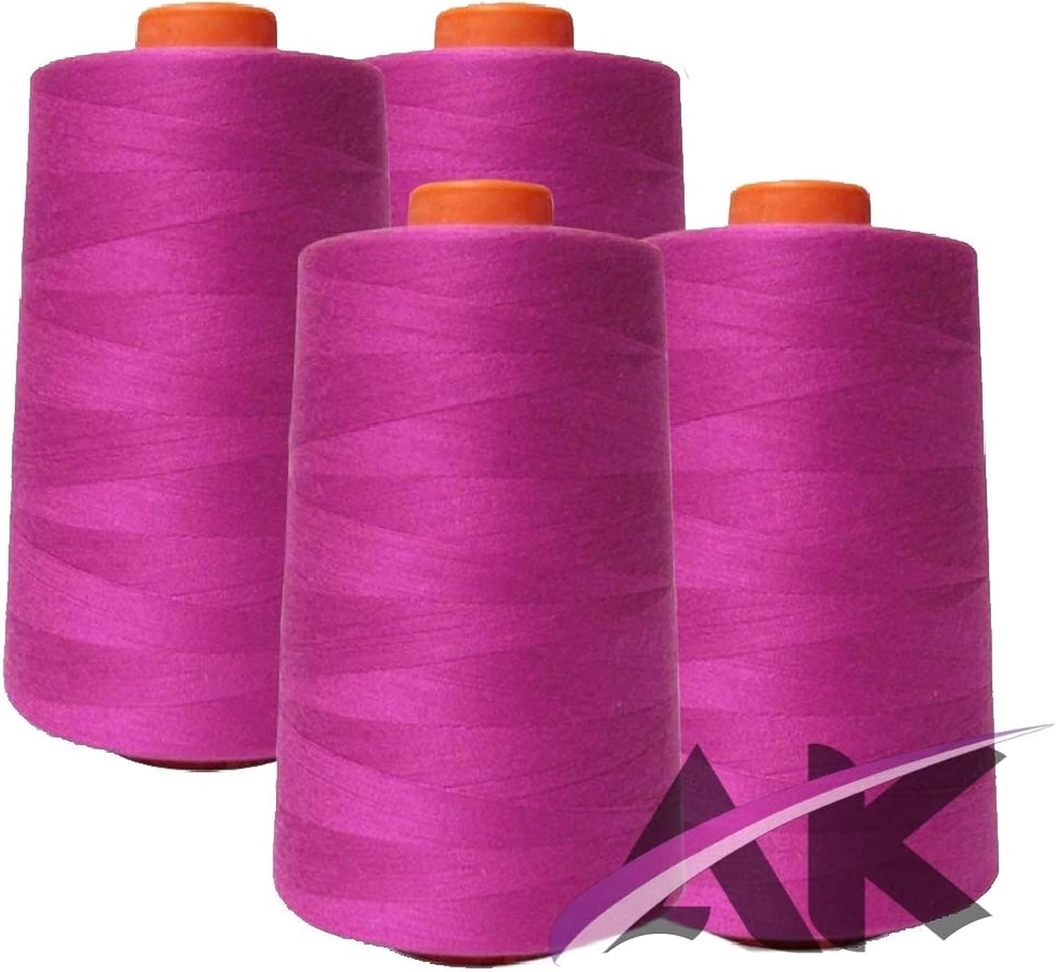 Amazon.com: AK Trading 4-Pack HOT Pink All Purpose Sewing Thread Cones ...