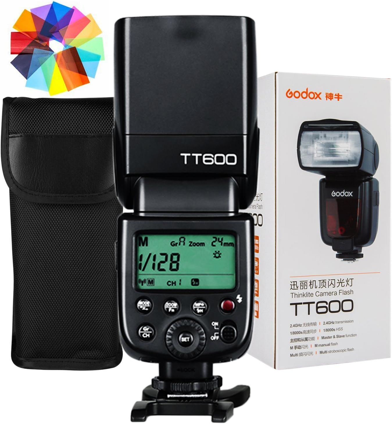 Buy Godox TT600 Manual Speedlite Flash with Built-in 2.4GHz Godox X ...