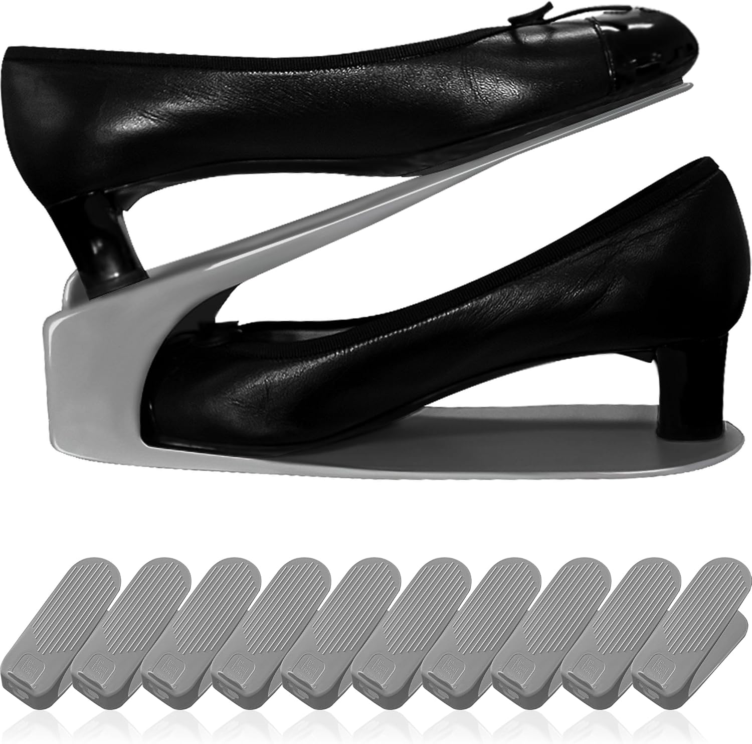 Amazon.com: I M HOME LIVING - Value Pack Shoe Slot Organizer 10-Piece ...