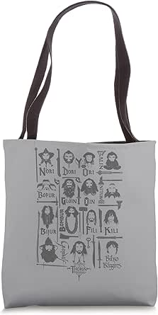 Amazon.com: The Hobbit The Company of Thorin Oakenshield Tote Bag ...