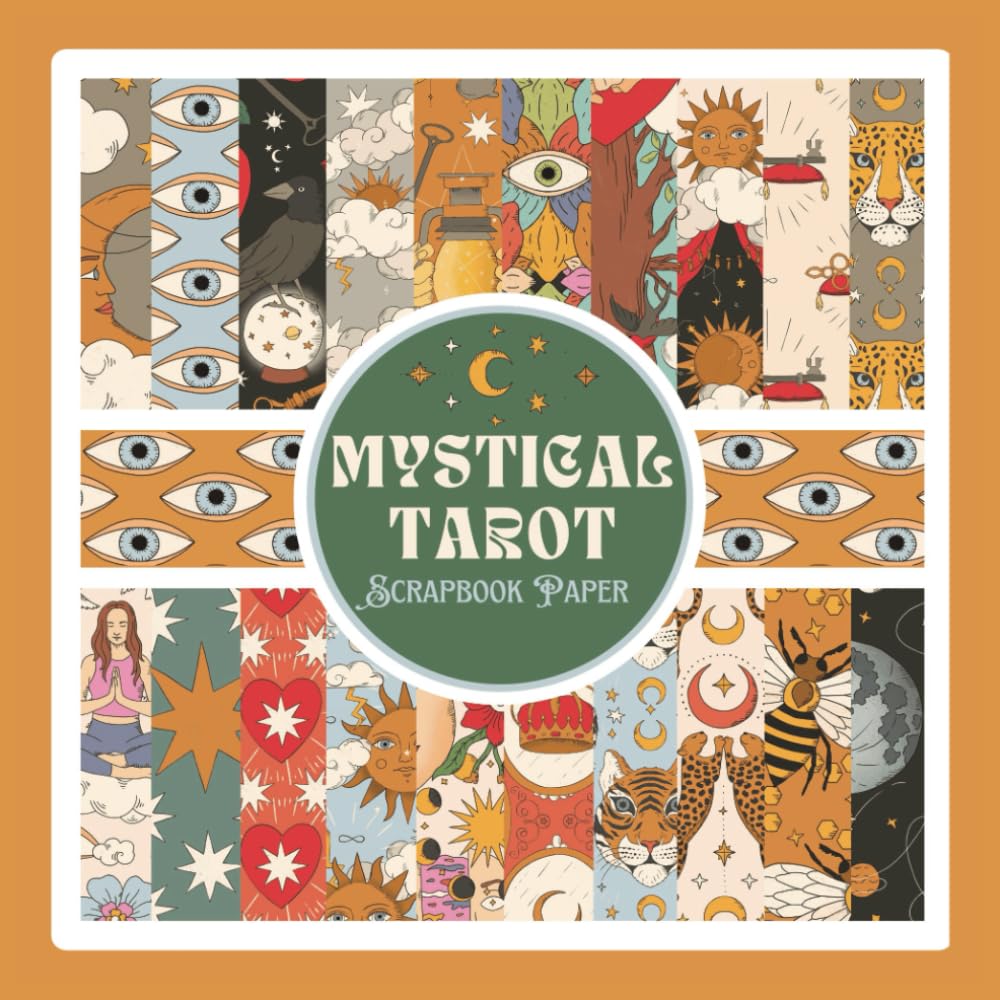 Mystical Tarot Scrapbook Paper: Whimsical and Witchy Ephemera Craft ...